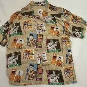 reyn spooner | Shirts | Reyn Spooner Hawaiian Shirt Mens Sz L Elvis ...
